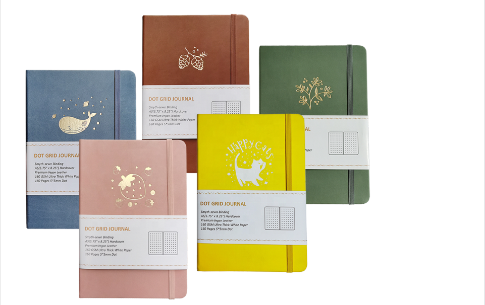 Buy Wholesale China Fancy Pu Leather Journals Custom Logo Notebook ...