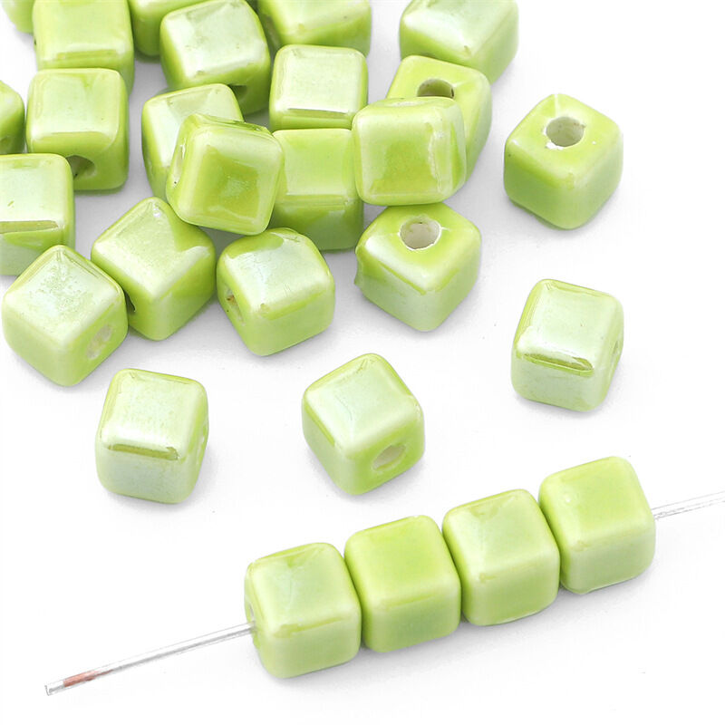 Buy Wholesale China Cream Color Ceramic Beads Handmade Diy Beads For ...