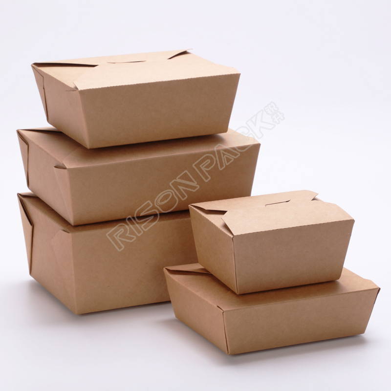Buy Wholesale China Disposable Kraft Paper Take Out Container Lunch Box ...