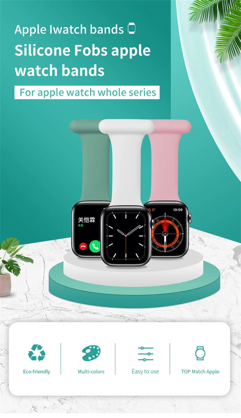 Buy Wholesale China Huamj Silicone Rubber Cheap Nurse Fobs Watch Band ...