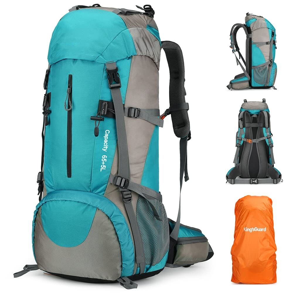 70l Hiking Backpack With Rain Cover Lightweight Travel Backpack ...