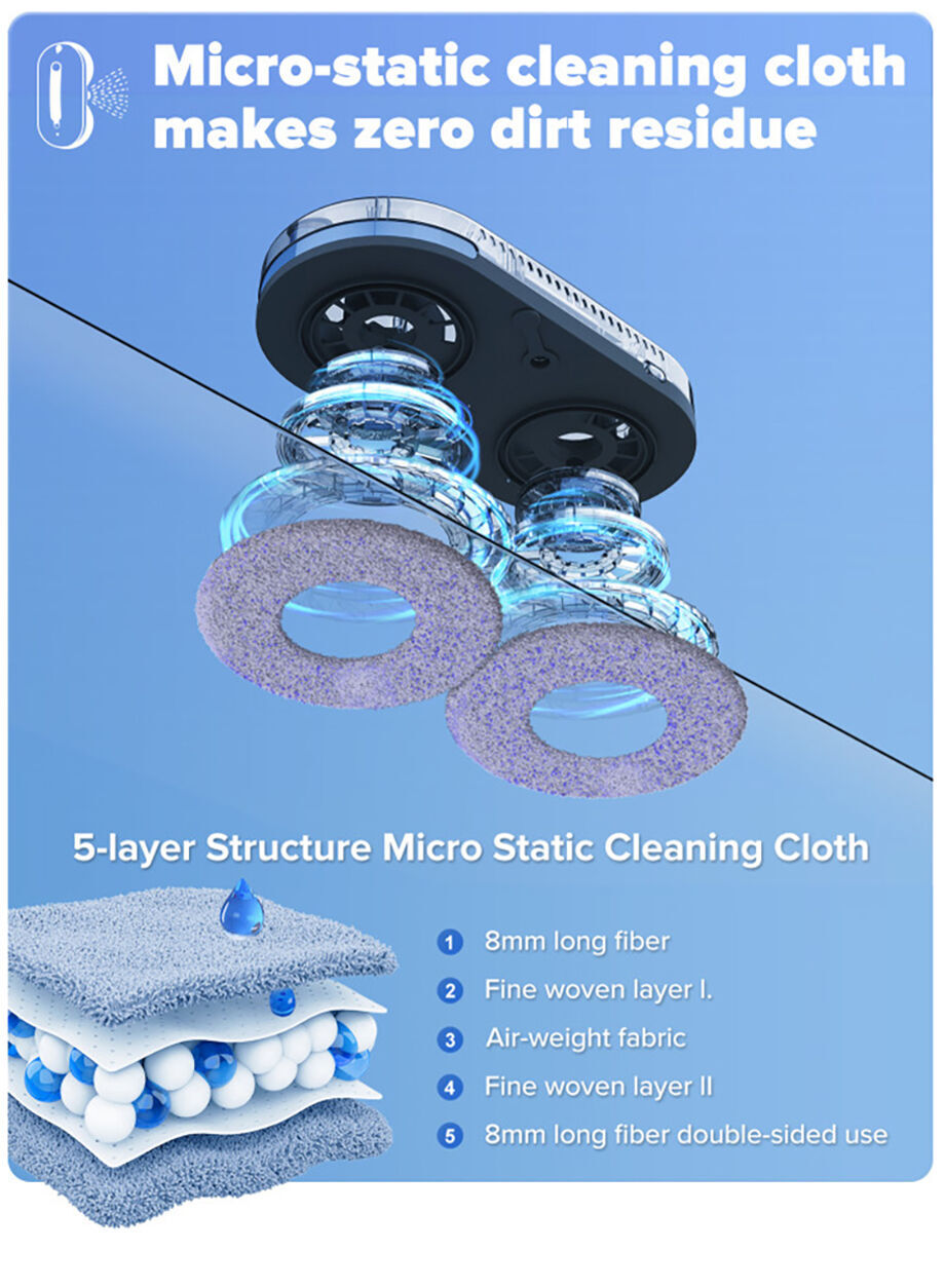 Satuo Robotic Remote Control Automatic Smart Cleaning Robot Electric ...