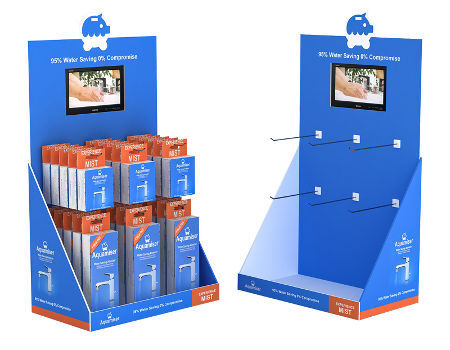 Buy Wholesale China Temporary Counter Display Counter Top Display Pdq With Hooks Cardboard ...