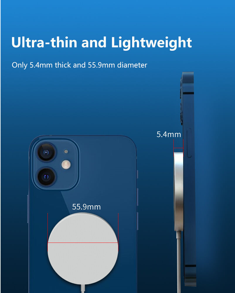 Buy Wholesale China Magnetic Wireless Charger Round Original Style With ...