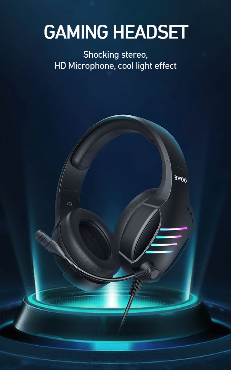 Buy Wholesale China Bwoo New Arrived Colorful Light Wire Gaming Headset ...