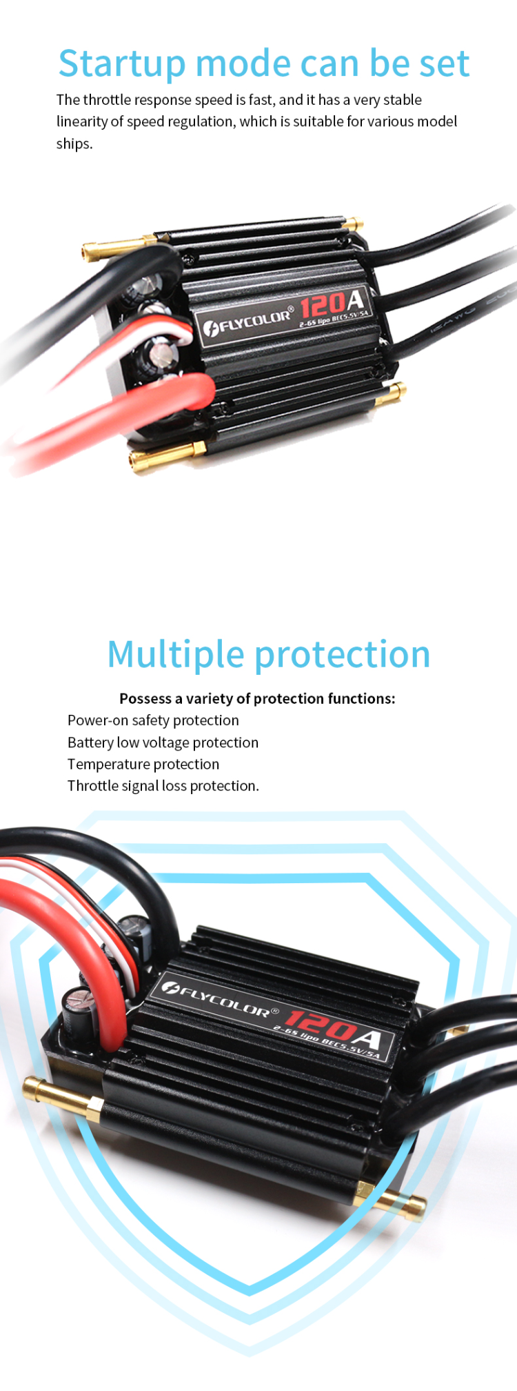 Buy Wholesale China Flycolor 70a Speed Controller Brushless Esc Support ...