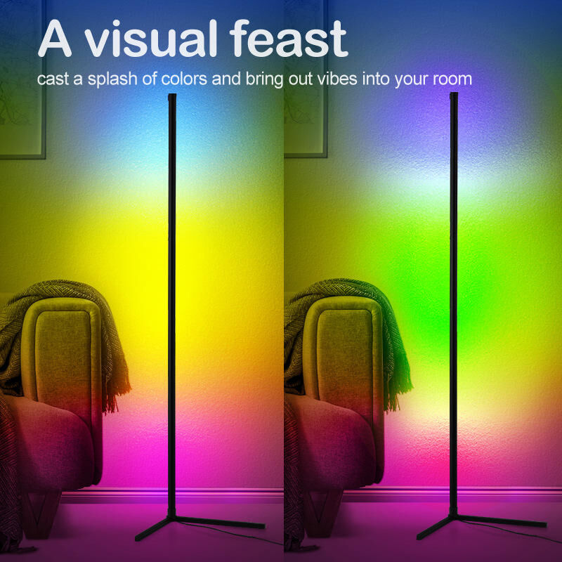 Led Corner Light,multi Color Modern Decoration Smart Corner Light ...