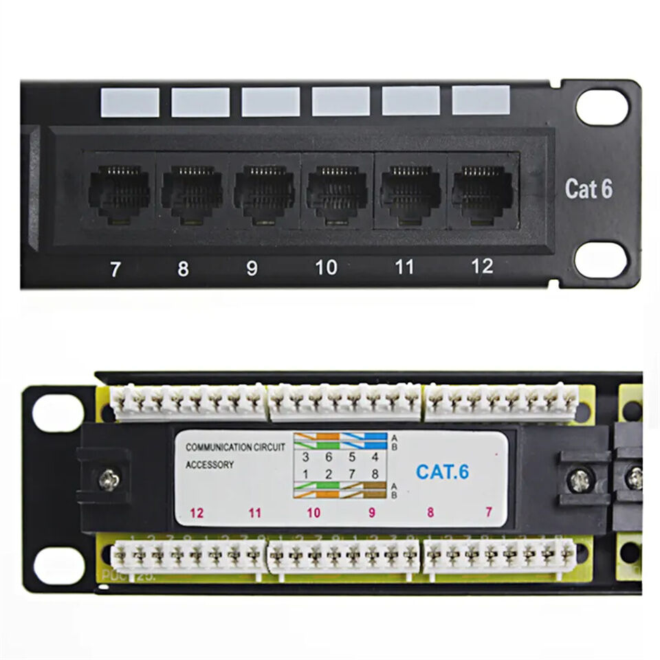Factory Supply 12 Port Cat6 Rj45 Patch Panel 12port Cat6 Patch Panels - Buy China Wholesale ...