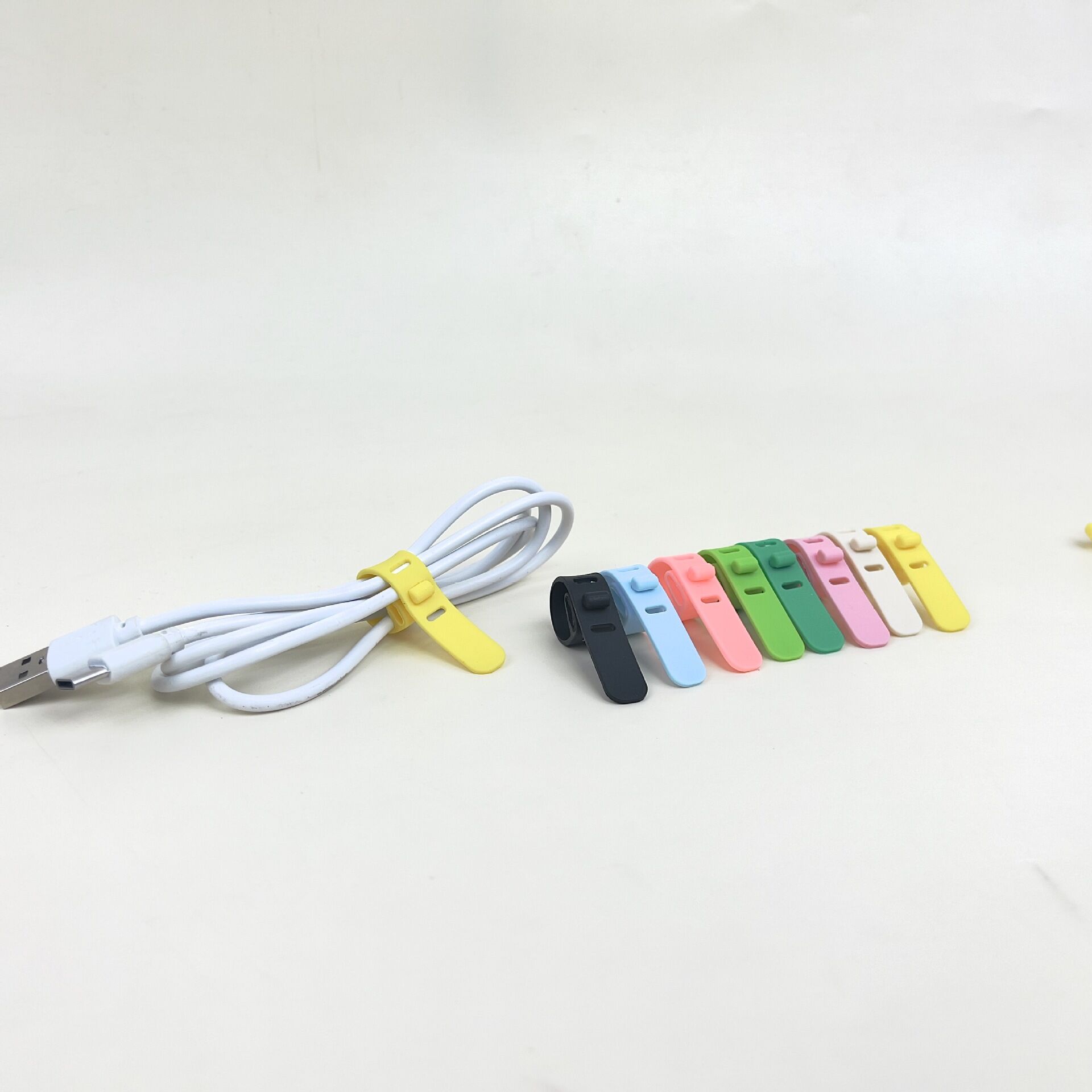Buy Wholesale China Self Locking Reusable Silicone Wire Management Cord ...