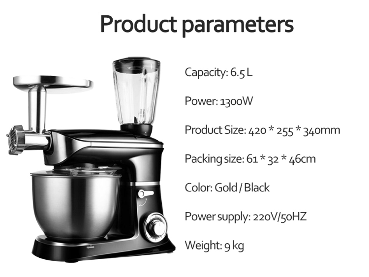 Buy Wholesale China Xeoleo Stand Mixer Food Blender Meat Grinder 3in1 ...