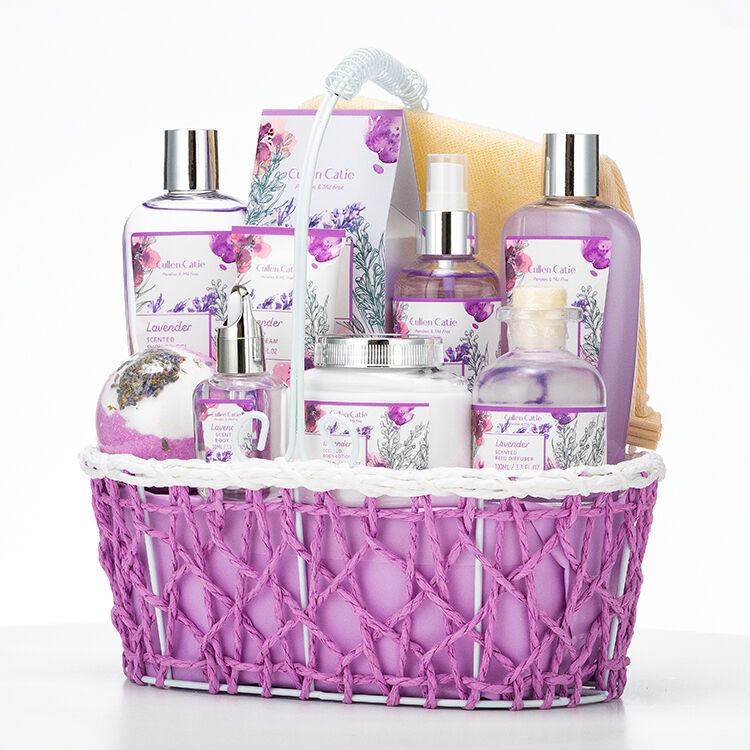 Buy Wholesale China Women's Spa Gift Basket, Lavender Bath And Body Set ...