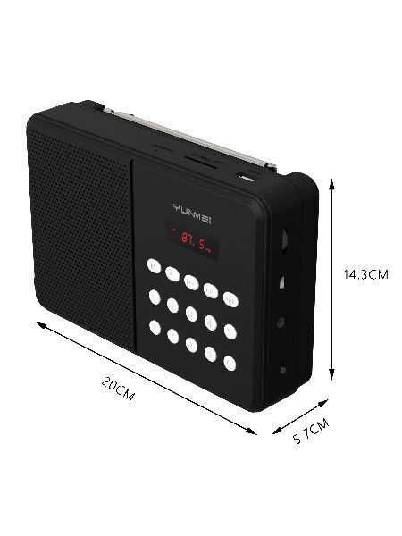 High Quality Portable Radios Rechargeable Fm Radio With Pull Out ...