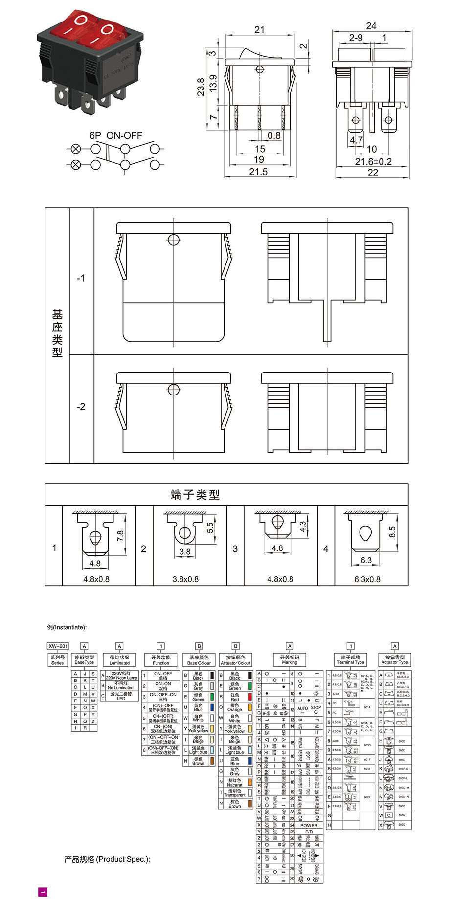 Buy Wholesale China High-quality Oem On Off On Rocker Switches & Rocker ...