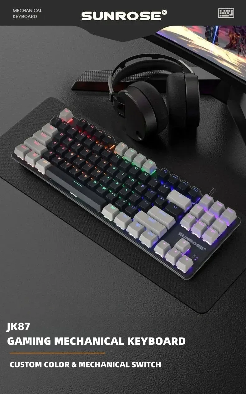 Buy Wholesale China Hot Sale Compact Gamer Keyboard Mechanic Wired ...