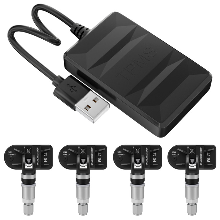 116psi Internal Sensor External Sensor Optional Tpms For Android Headunit Gps Navigator Usb Tpms ...