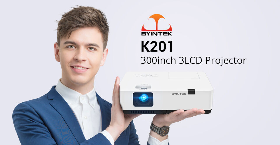 Byintek K200 Full Hd 1080p 3lcd 300inch Office Home Theater Projector ...