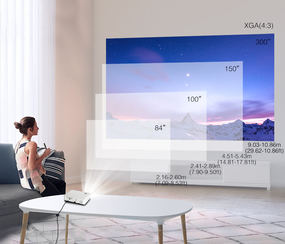 Byintek K200 Full Hd 1080p 3lcd 300inch Office Home Theater Projector ...