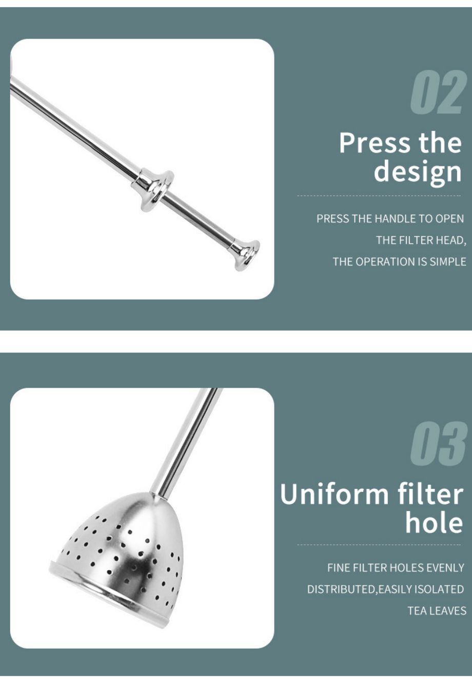 Buy Wholesale China Wholesales Stainless Steel 304 Mesh Tea Tea Infuser ...