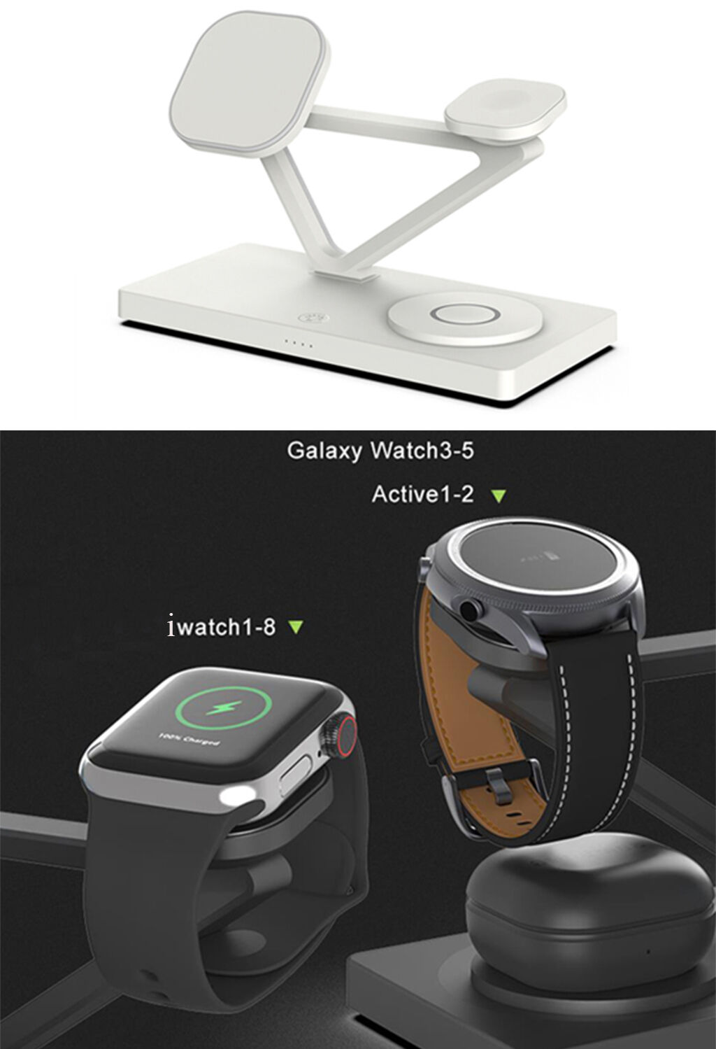 Buy Wholesale China 5 In 1 15w Quick Charge Magnetic Wireless Charger ...