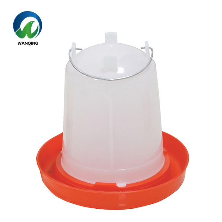 Plastic Poultry Feeder Pan Bucket Animal Feeders Water Drinker Farm ...