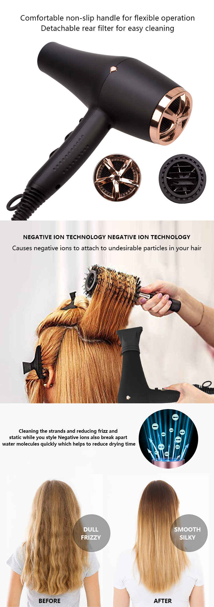 Achetez en gros Professional Infrared Hair Dryer Powerful Salon Hair ...