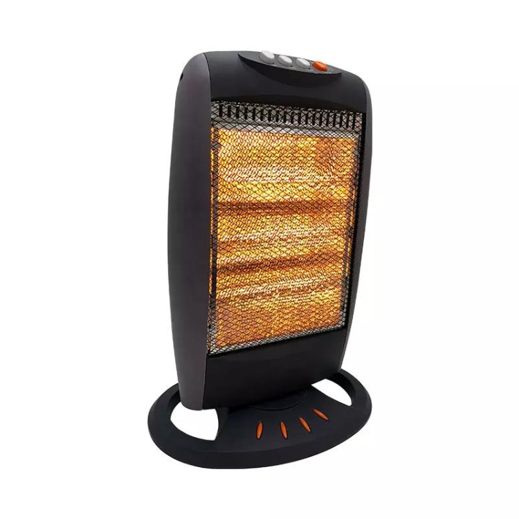 High Efficiency Three Heating Powers Halogen Heater With Safety Tip ...