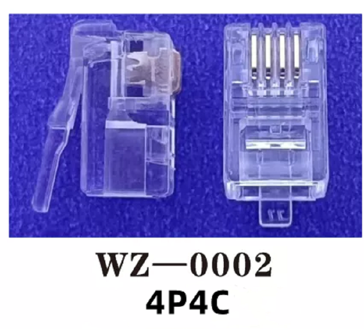 Buy Wholesale China Production And Wholesale Telephone Rj11 Connector Unshielded 4p4c Crystal ...