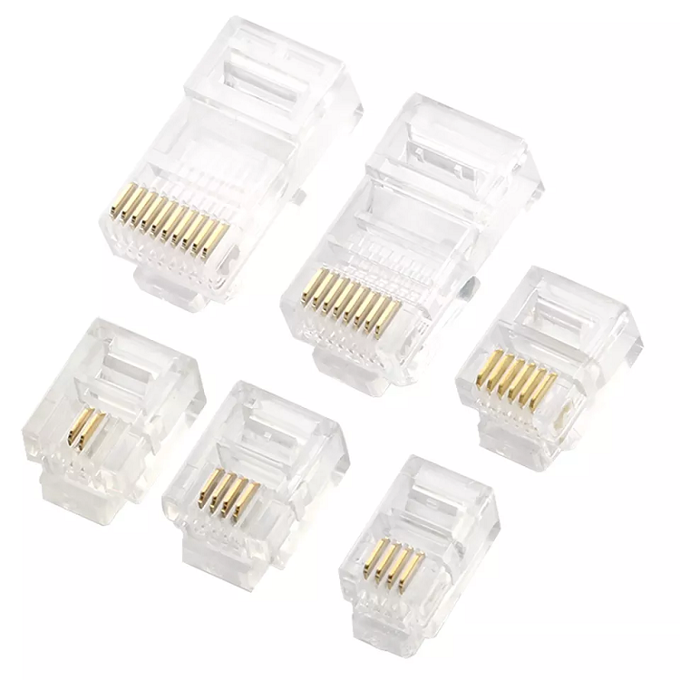 Buy Wholesale China Production And Wholesale Telephone Rj11 Connector Unshielded 4p4c Crystal ...
