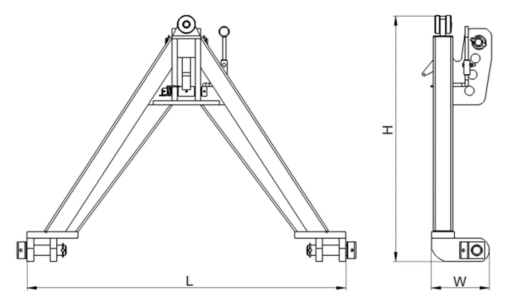 Buy Wholesale China Front Loader Adapter A To 3point & Front Loader ...