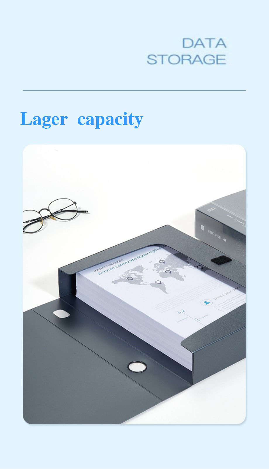 Buy Wholesale China Wholesale File Boxes Thickened Pp File Box A4 ...