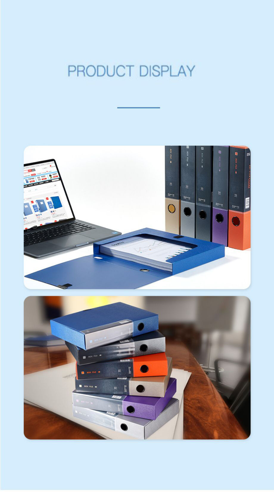 Buy Wholesale China Wholesale File Boxes Thickened Pp File Box A4 ...