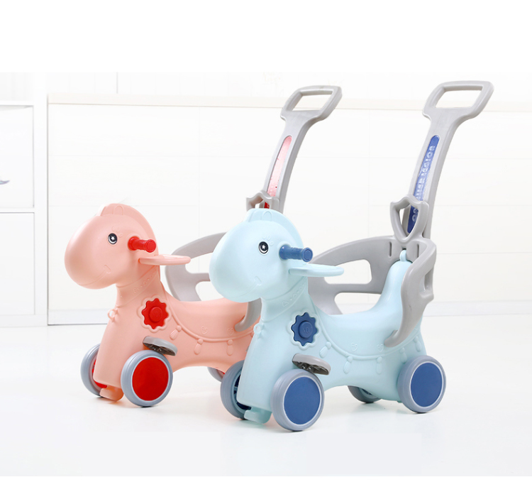 Updated Children Indoor Plastic Rider Animal Toys Baby Rocking Horse ...
