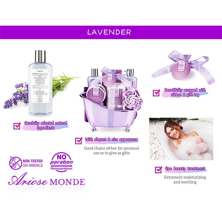 Buy Wholesale China Shower And Shower Set Home Spa Gift Basket Spa Bomb ...