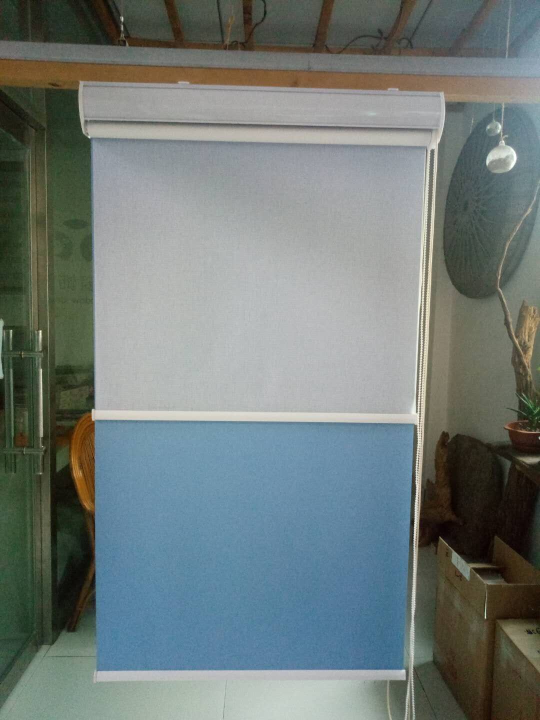 Rolling Window Curtain Customized Indoor Blackout Fabrics Window Shades ...