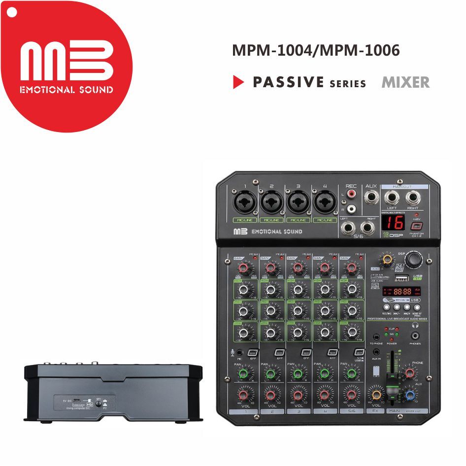 Buy Wholesale China Professional 2/4 Channel Audio Mixer Dj Mixing ...