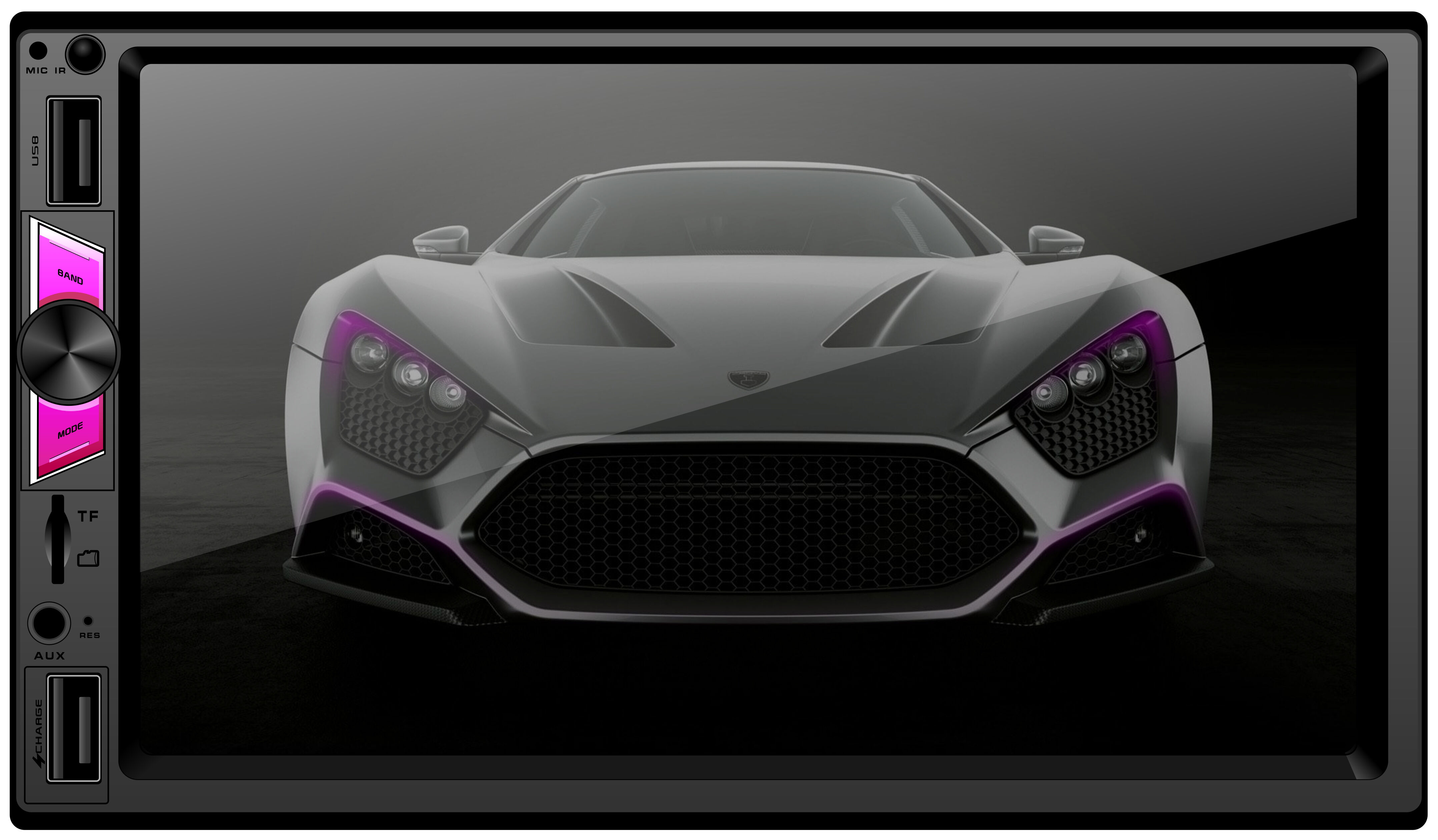 Buy Wholesale China Customization One Din 7inch Adjustable Car Mp5 ...