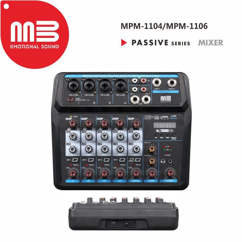 Buy Wholesale China Professional 2/4 Channel Audio Mixer, Dj Mixing ...
