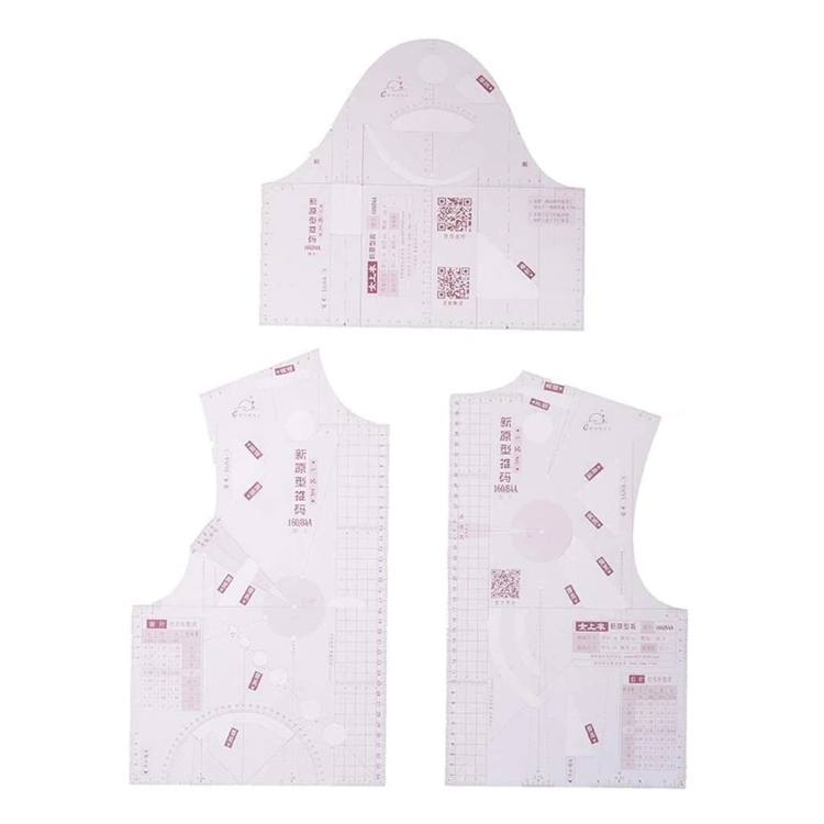 1:5mini Clothing Design Ruler Clothing Drawing Template Clothing Ruler ...