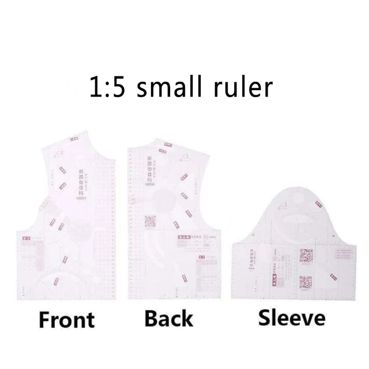 1:5mini Clothing Design Ruler Clothing Drawing Template Clothing Ruler ...