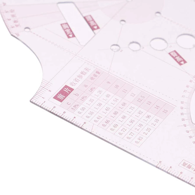 1:5mini Clothing Design Ruler Clothing Drawing Template Clothing Ruler ...
