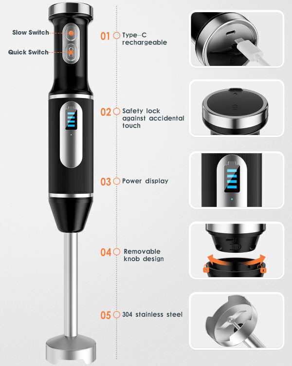 Buy Wholesale China Cordless Hand Blender Home Kitchen Appliance ...