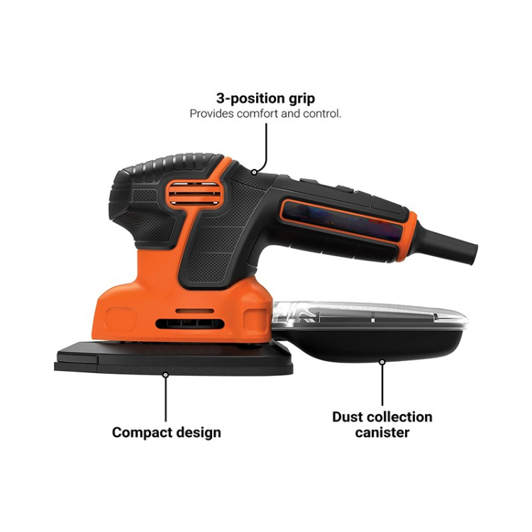 Corded Electric Power Tools 1200w Belt Air Triangle Sander Wall Sanding ...