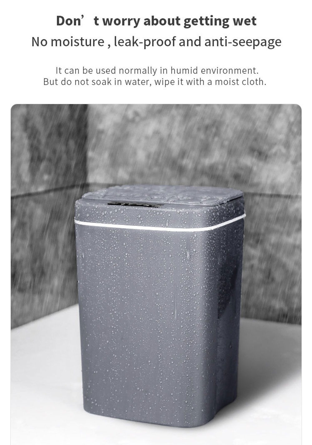 Wholesale Large Smart Trash Can 35l 40l 60l Sensor Operation Lid Big ...