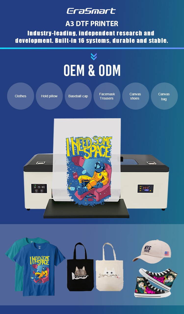 Buy Wholesale China Digital A3 Inkjet T-shirt Printing Machine Heat Transfer Pet Film Dtf ...