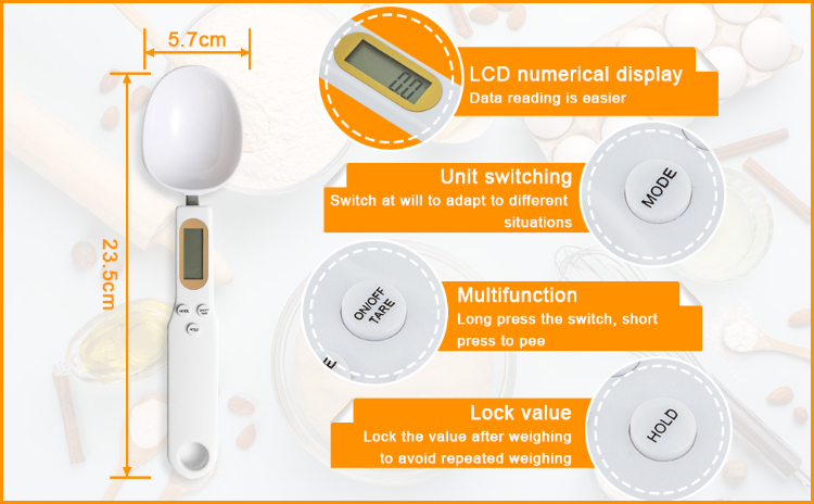 Buy Wholesale China Digital Food Spoon Scales Hi-def Lcd Semen Display ...