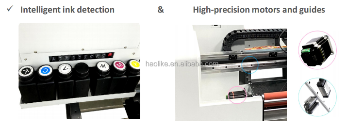 Haolic Uv Dtf Printer Roll Large Format Uv Printer Crystal Stickers ...