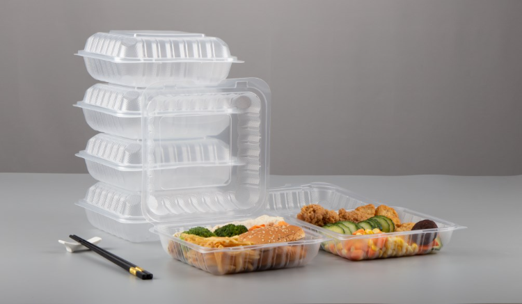 Stack Chinese Black Plastic Microwavable Takeaway Eco Friendly Take Out ...