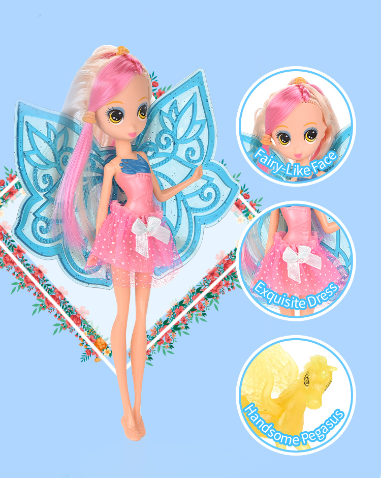 Wholesale Cheap Toy 8 Inch Mini Princess Flying Colorful Small Dolls ...