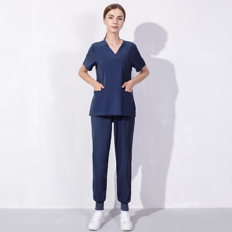 Buy Wholesale China Polyester Cotton Spandex Hospital Uniform Long ...