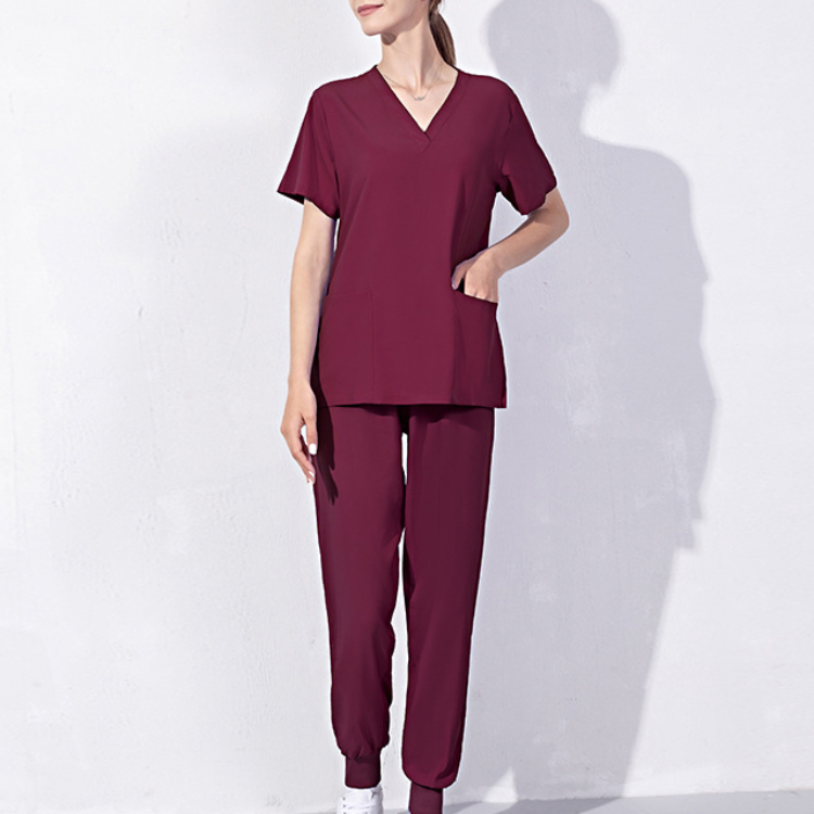 Buy Wholesale China Polyester Cotton Spandex Hospital Uniform Long ...